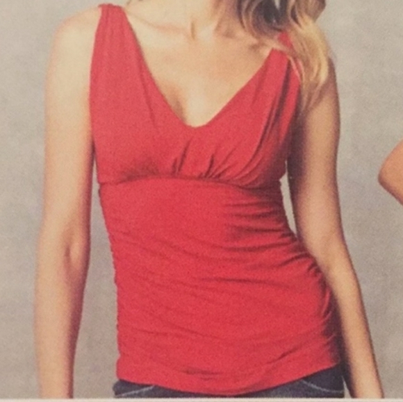 CAbi | Tops | Cabi Double V Grecian Style Tank | Poshmark